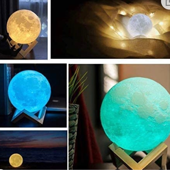 Moon Lamp | Other | Moon Lamp Goodfeel 48in 6 Colors Led 3d | Poshmark